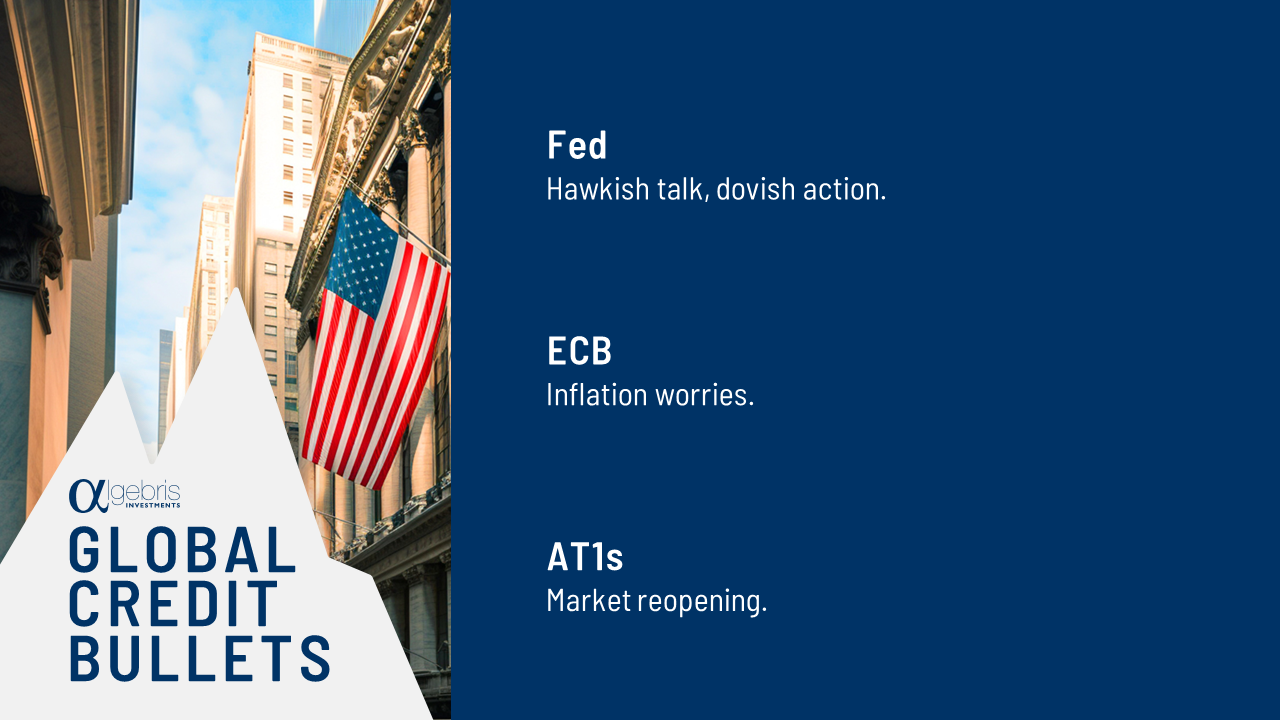 GLOBAL CREDIT BULLETS | Monday, 19 June 2023 - Algebris Investments