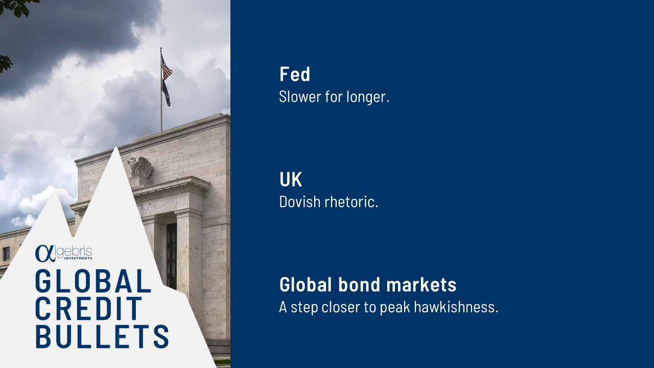 GLOBAL CREDIT BULLETS | Monday, 7th November 2022 - Algebris Investments